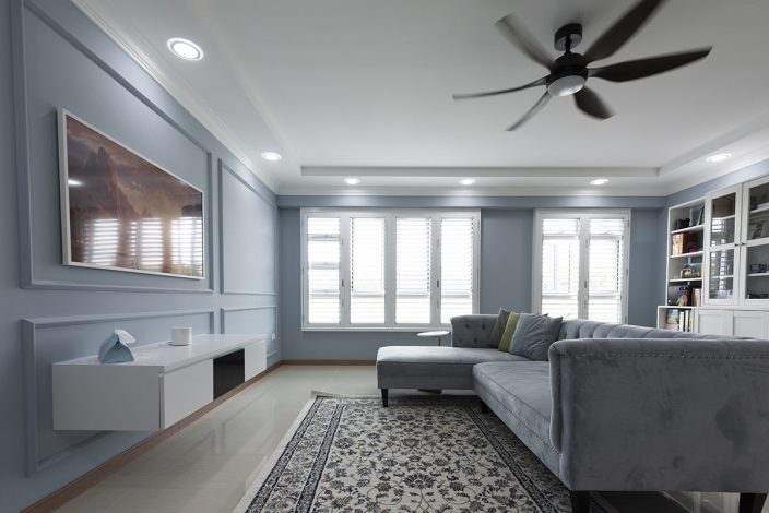 A Victorian-Inspired BTO Flat with Elegant Wainscoting and Classic ...